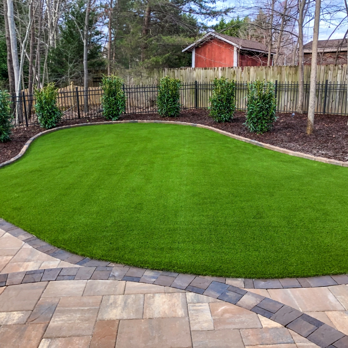 Epic XL synthetic lawn Installation - Greensboro, North Carolina